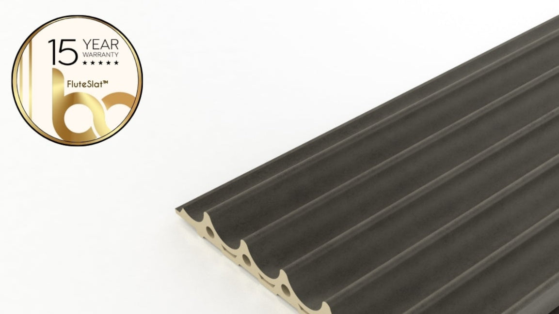 FluteSlat™ London Giovanni Wall Panel – Bamboo Charcoal UK